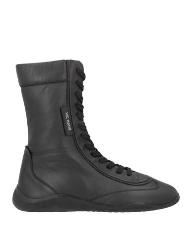 VIC MATIE Leather Lace-up Ankle Boots