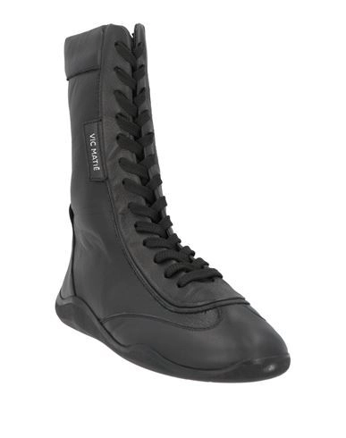VIC MATIE Leather Lace-up Ankle Boots