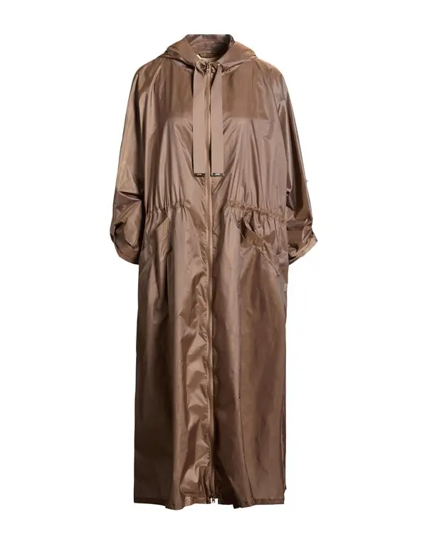 Herno Overcoat & Trench Coat Taupe Size Polyamide, Polyester