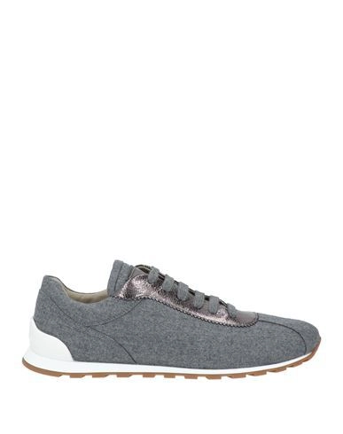 Brunello Cucinelli Textile Fibers And Leather Low-top Sneakers