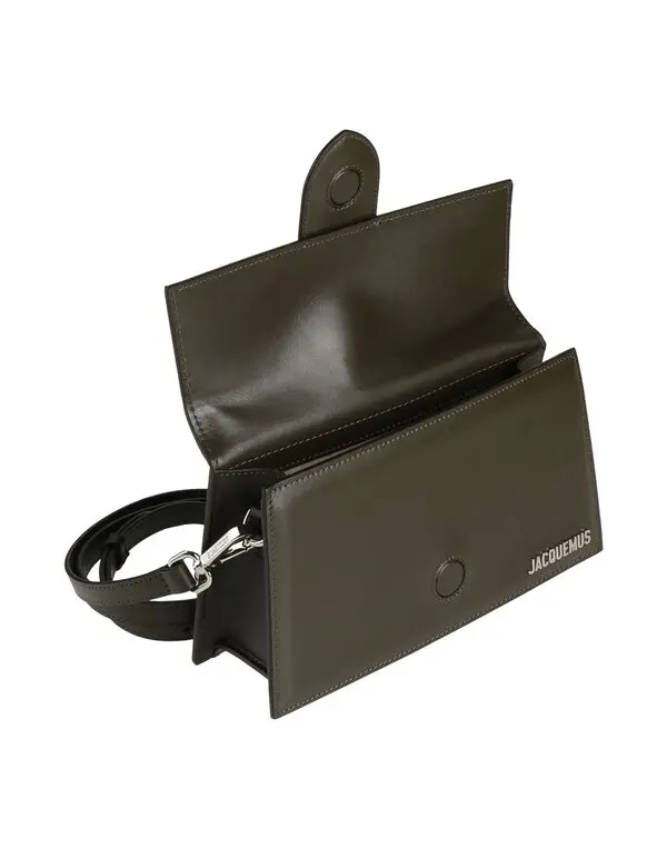 Jacquemus Leather Flap Bag - Green