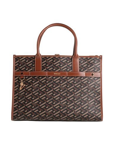 Versace Handbag Polyurethane, Calfskin