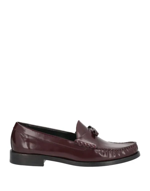 STUART WEITZMAN Leather Loafers With Bow Detailing