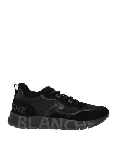 VOILE BLANCHE Sneakers Size Leather, Textile Fibers - Black