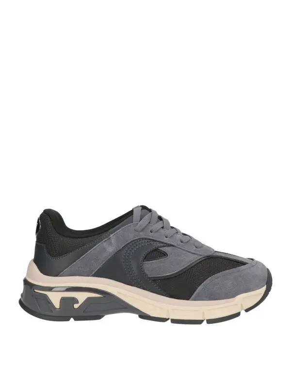 Emporio Armani Sneakers Size Polyester, Cow Leather