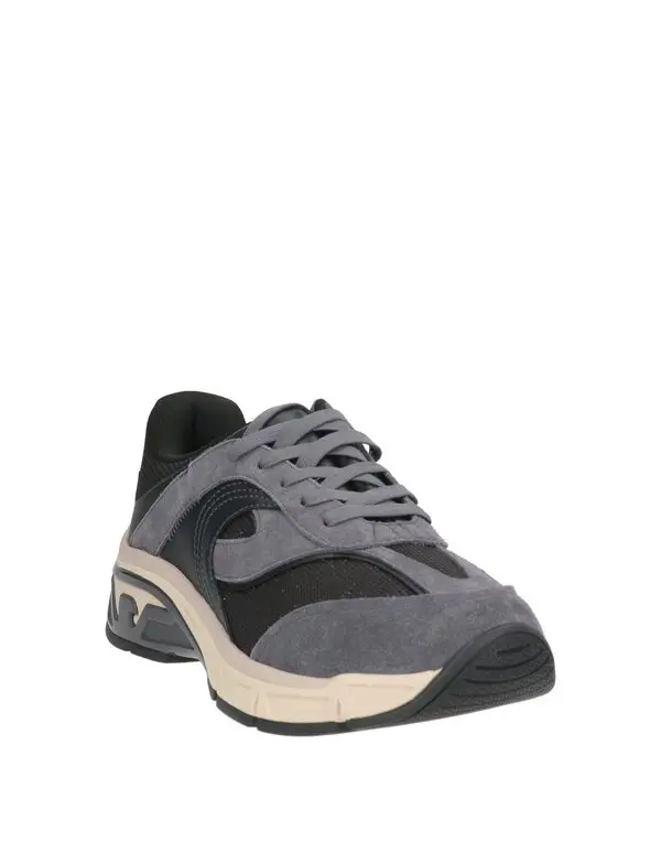 Emporio Armani Sneakers Size Polyester, Cow Leather