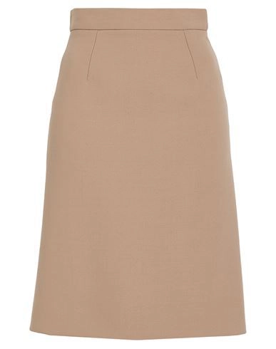 Dolce & Gabbana Midi Skirt Sand Size Virgin Wool