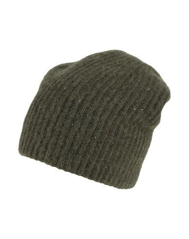Fabiana Filippi Beanie Hat In Virgin Wool, Silk, Cashmere, Alpaca Wool, And Polyester - Green