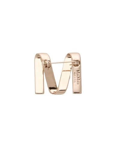 Max Mara Brooch Platinum Metal, Zirconia