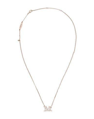 Max Mara Necklace Platinum Metal, Glass