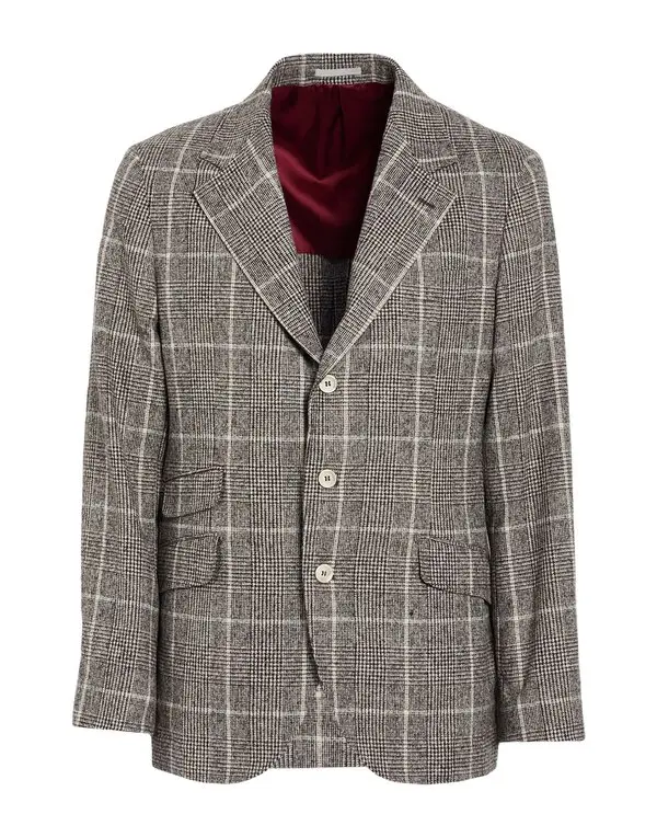 Brunello Cucinelli Blazer Size Alpaca Wool, Wool, Polyamide