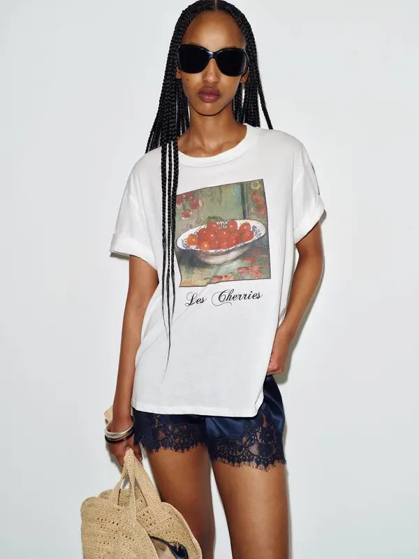REFORMATION Liam Oversized T-shirt - Multi