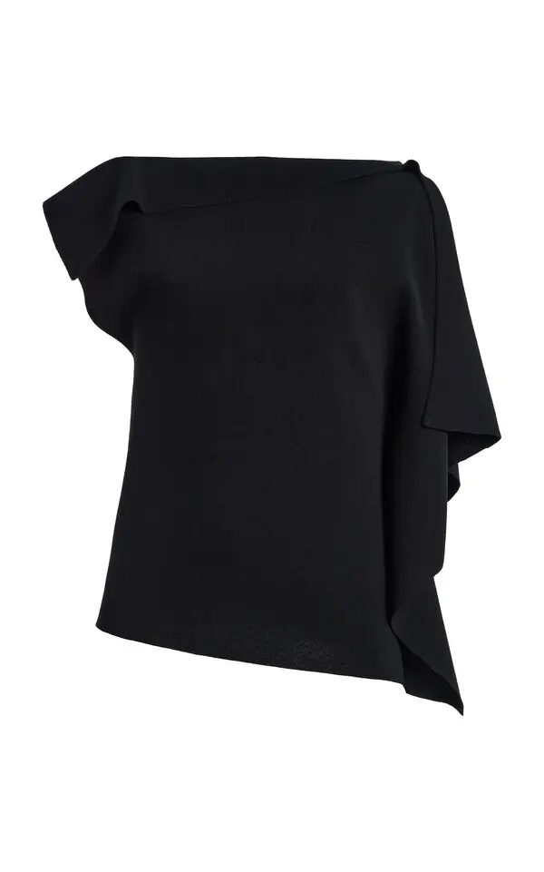 HOUSE OF DAGMAR Draped Knit Top