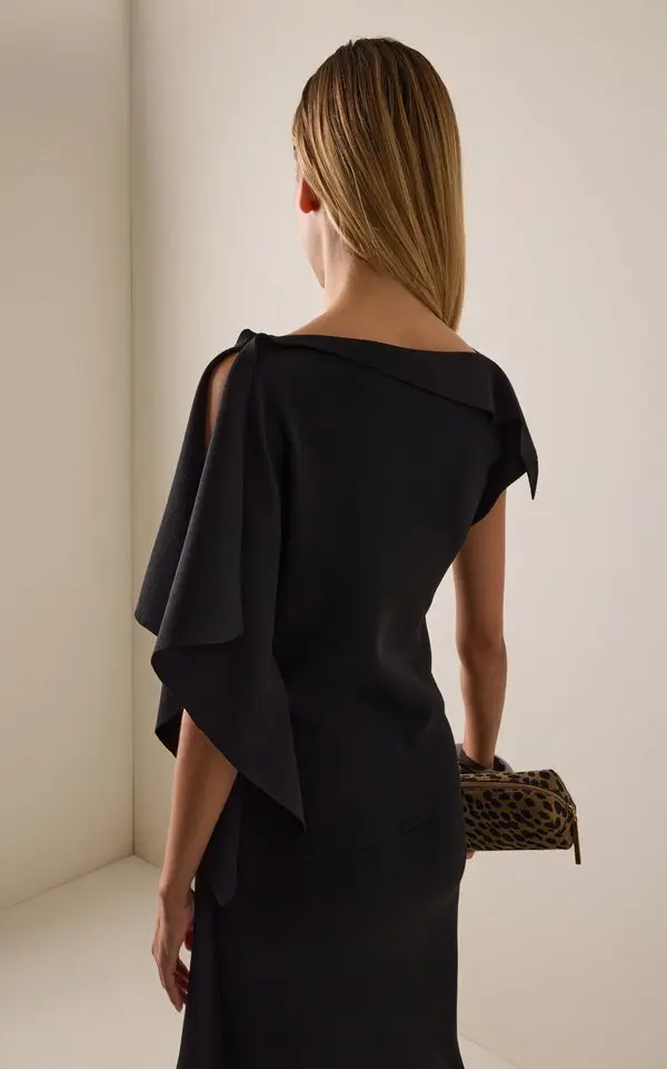 HOUSE OF DAGMAR Draped Knit Top