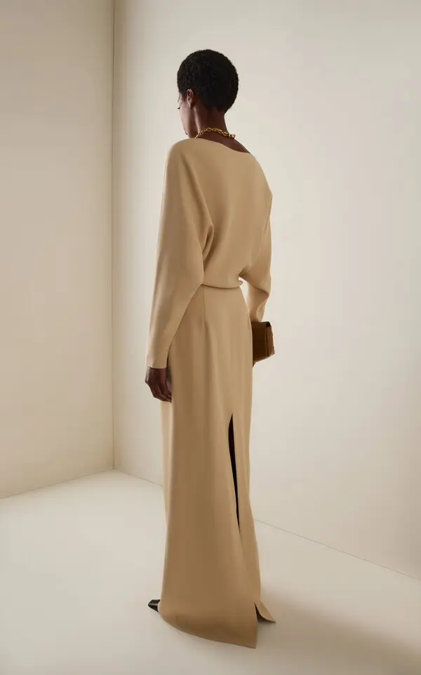 HOUSE OF DAGMAR Billow Wool-blend Maxi Dress