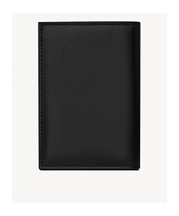 Saint Laurent Tiny Cassandre Credit Card Wallet