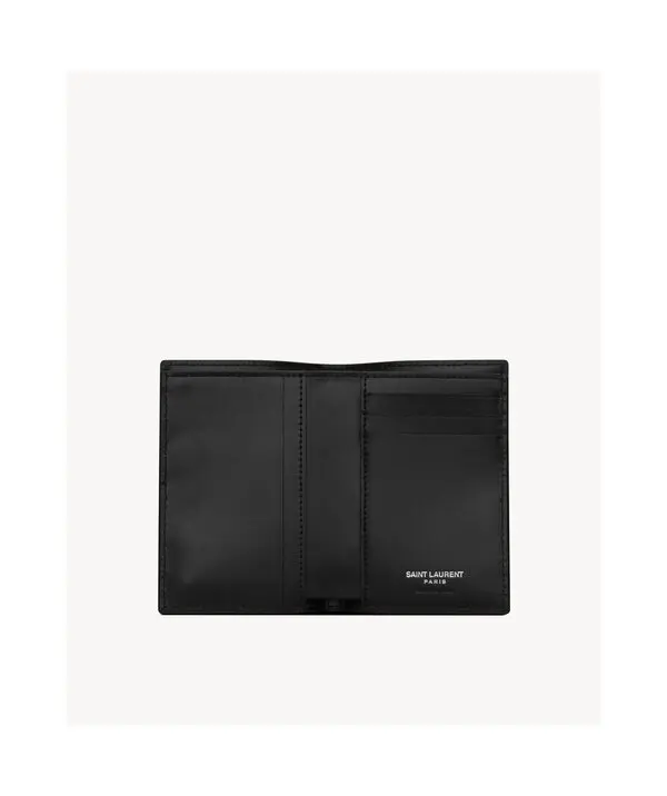 Saint Laurent Tiny Cassandre Credit Card Wallet