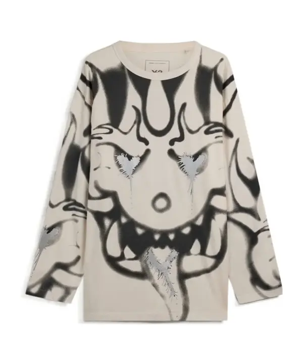 Y3 Chito Graphic Long Sleeve Tee