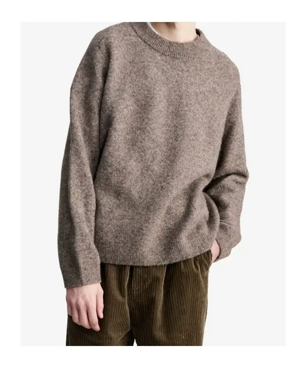 A.p.c. Dylan Sweater Loose-fit Taupe Brown Sweater