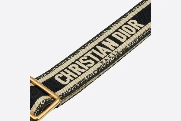Dior Adjustable Shoulder Strap With Ring - Nude