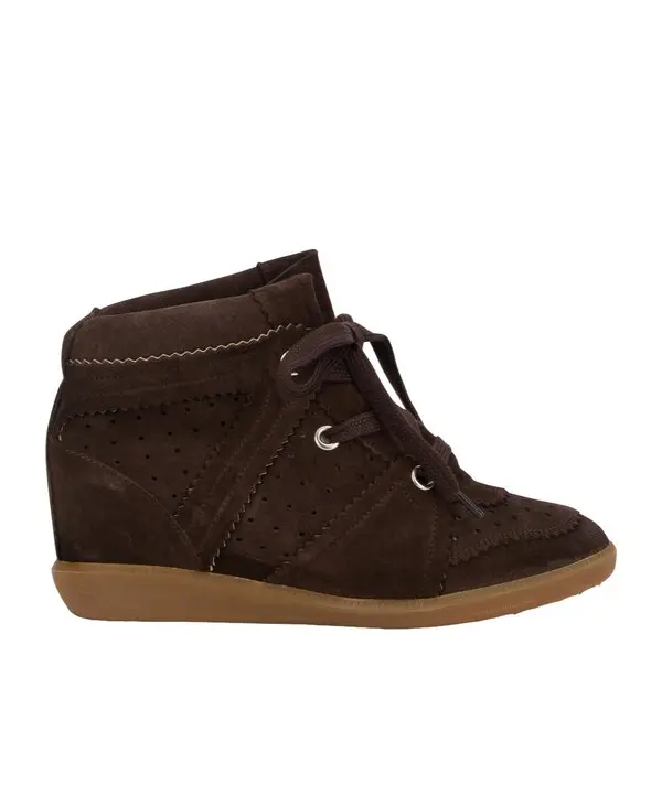 Isabel Marant Étoile Bobby Lace-up Wedge Sneakers