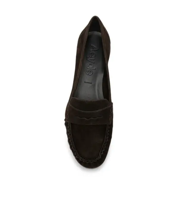 AeydĒ Aldous Suede Penny-slot Loafers