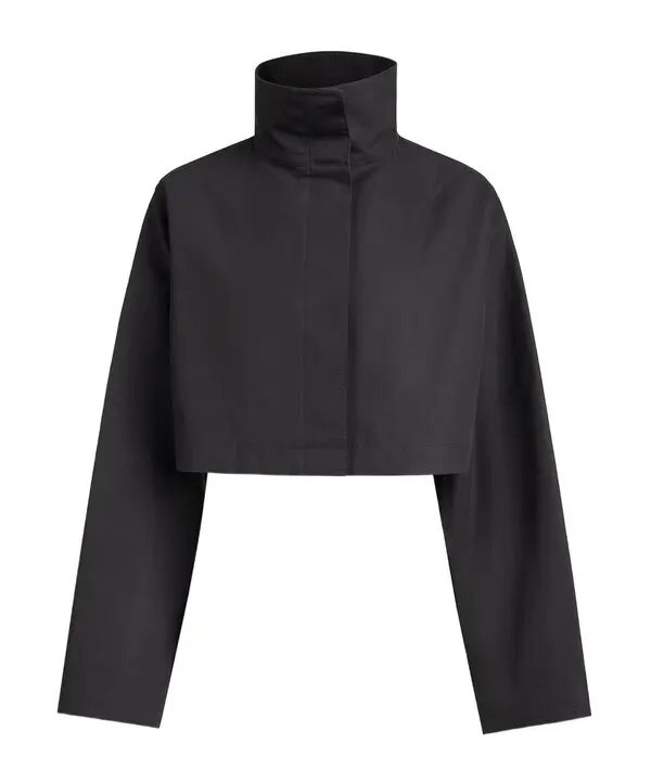 Alaïa High-neck Cropped Jacket