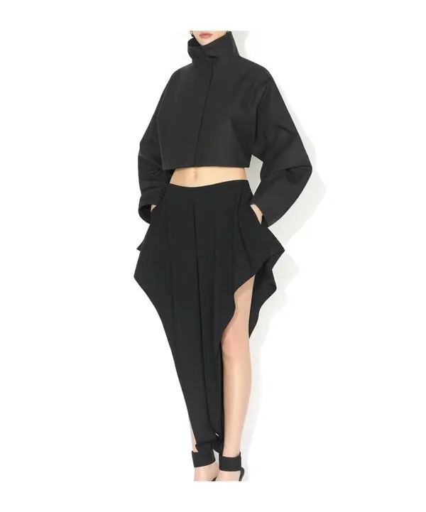 Alaïa High-neck Cropped Jacket
