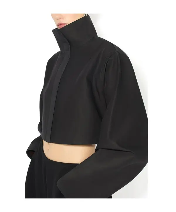 Alaïa High-neck Cropped Jacket