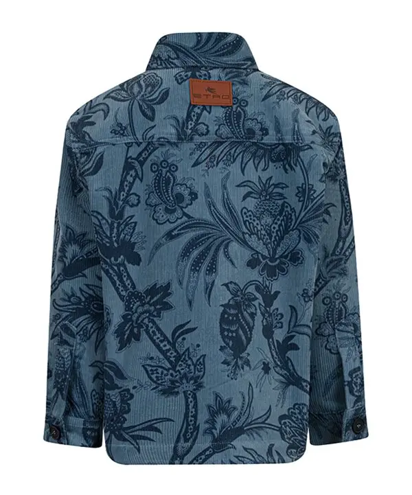 Etro Paisley-print Corduroy Shirt