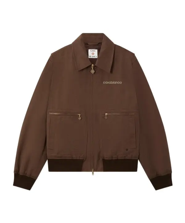 Casablanca Monogram Cotton Blouson Jacket
