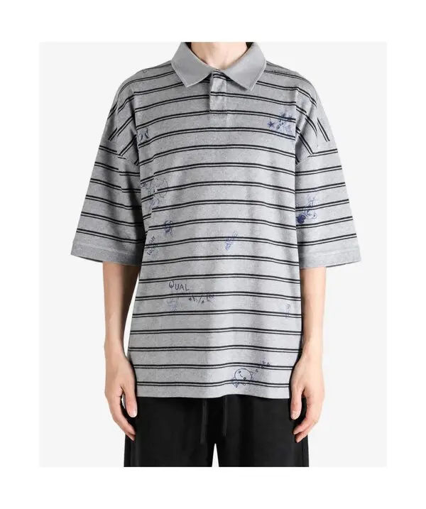 Vetements Striped Polo Shirt