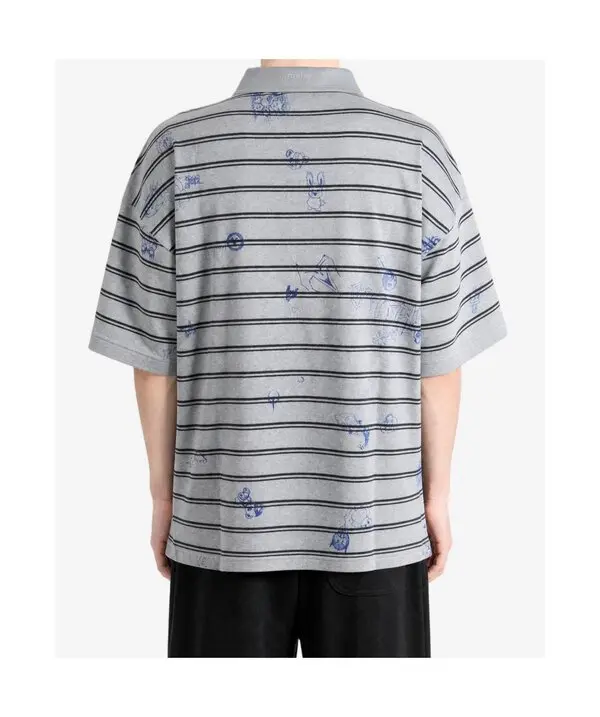 Vetements Striped Polo Shirt