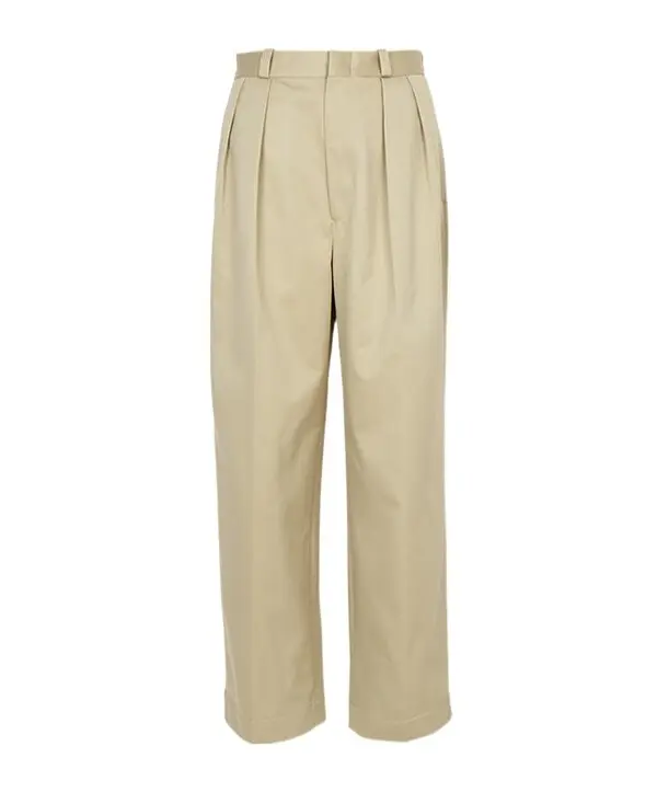 Nanamica Wide-leg Twill Casual Pants