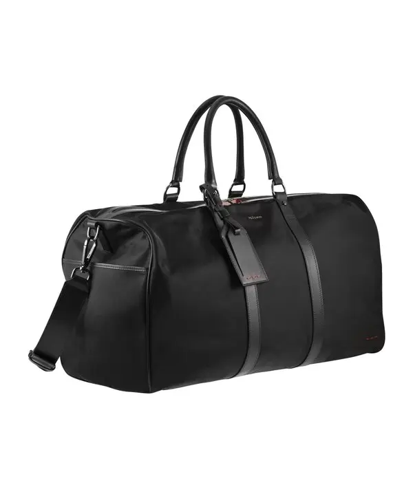 Kiton Nylon Travel Holdall With Leather Details