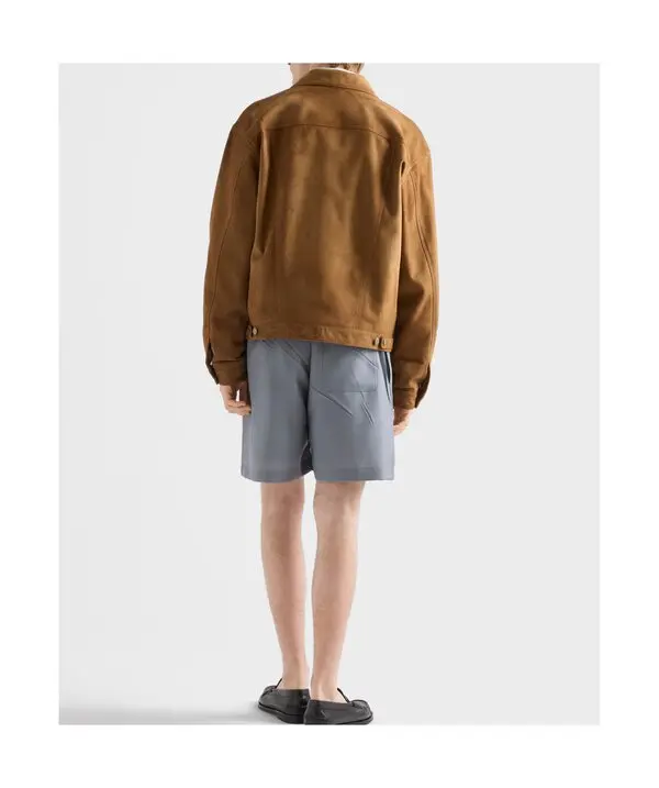 Prada Suede Jacket - Tobacco