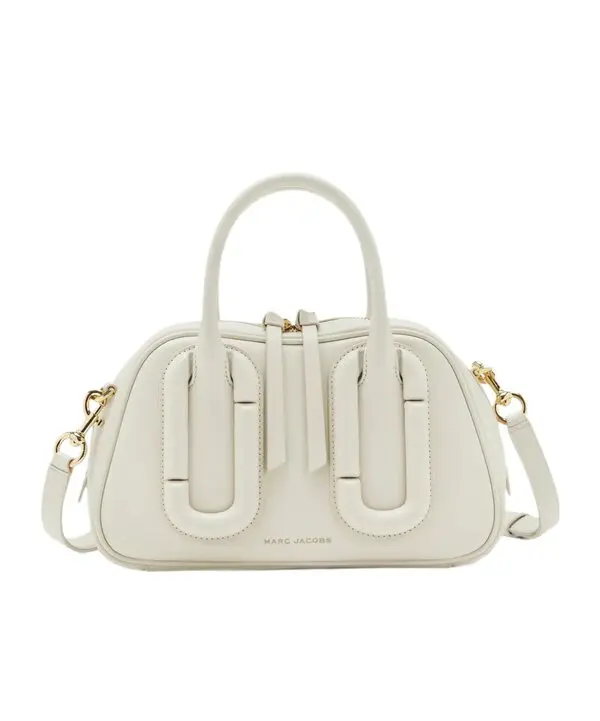Marc Jacobs Dual Handle Shoulder Bag With Gold-tone Hardware - Cloud Whit