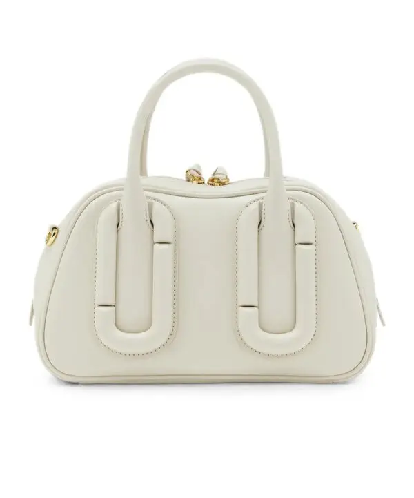 Marc Jacobs Dual Handle Shoulder Bag With Gold-tone Hardware - Cloud Whit