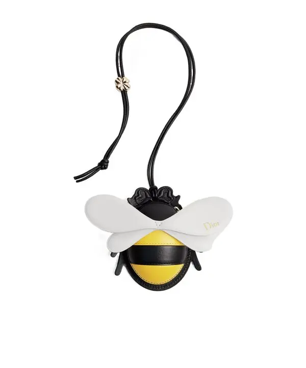 Dior Jardin Bee Coin Purse With Cord