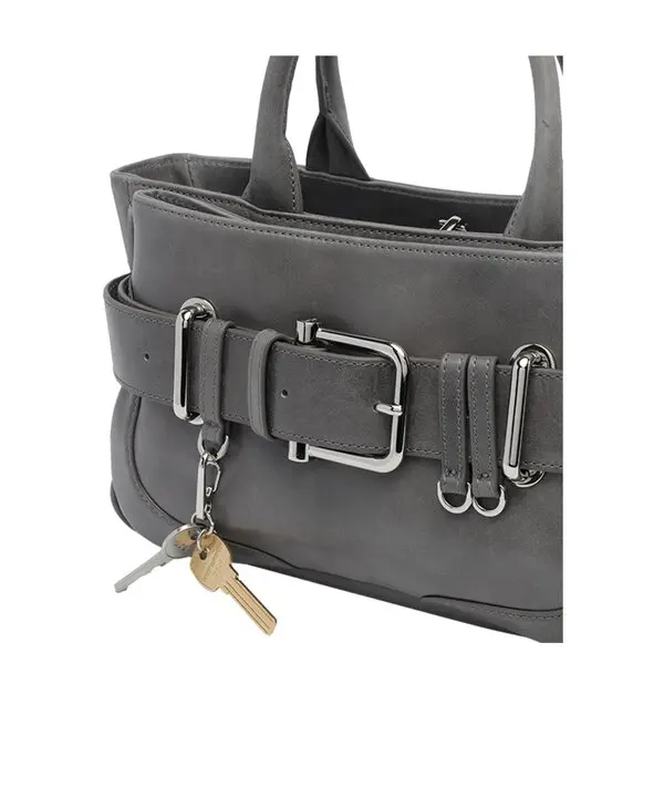 OSOI Brocle Mini Belted Tote Bag - Aged Grey