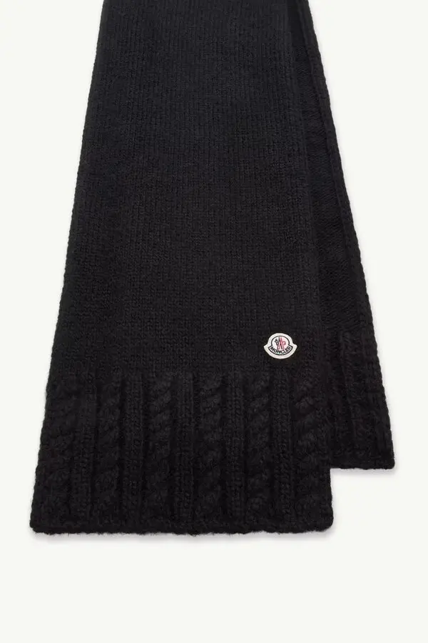 Moncler Alpaca Blend Knit Scarf