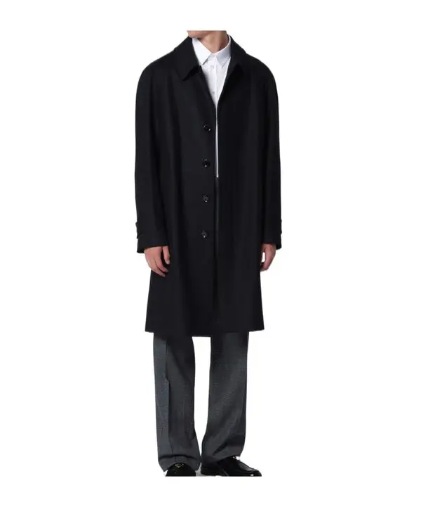 LARDINI Long-sleeved Classic Collar Coat