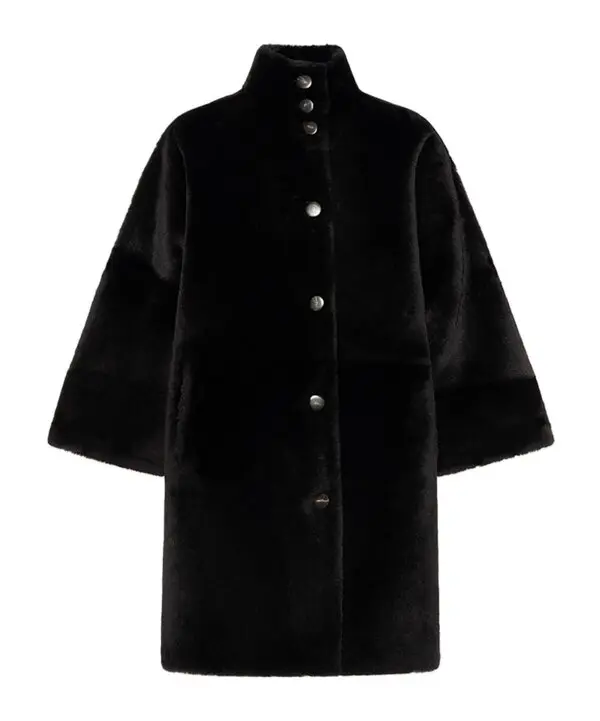 YVES SALOMON Oversized Shearling Coat