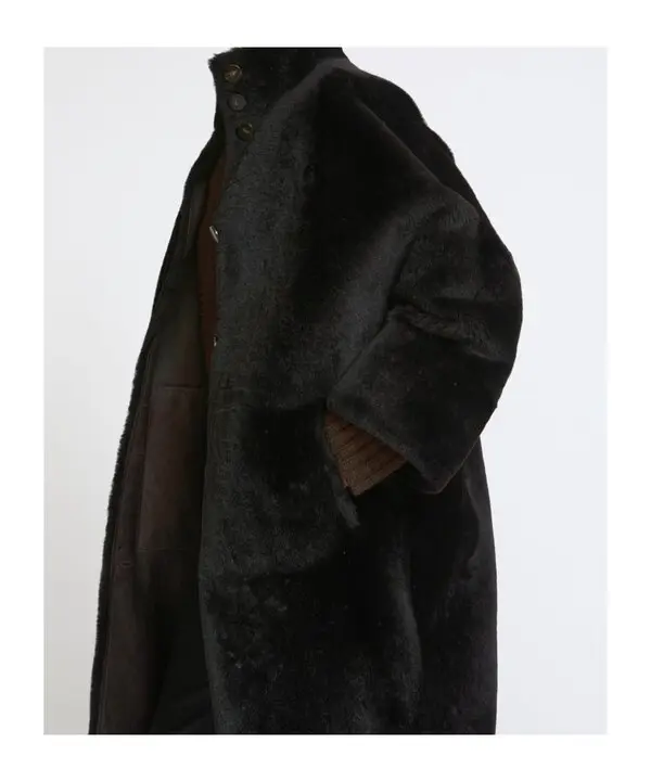 YVES SALOMON Oversized Shearling Coat