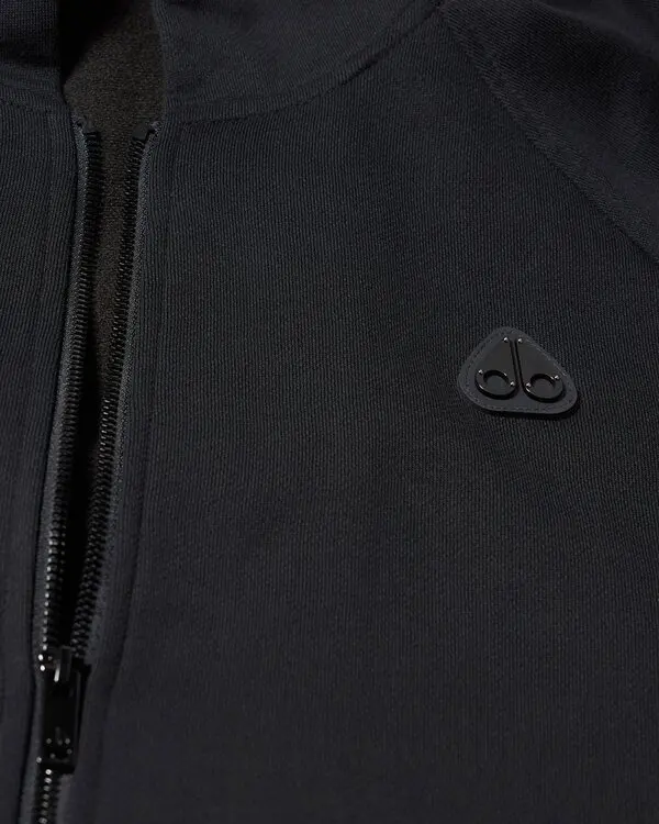 Moose Knuckles Yul Zip-up Hoodie - Black