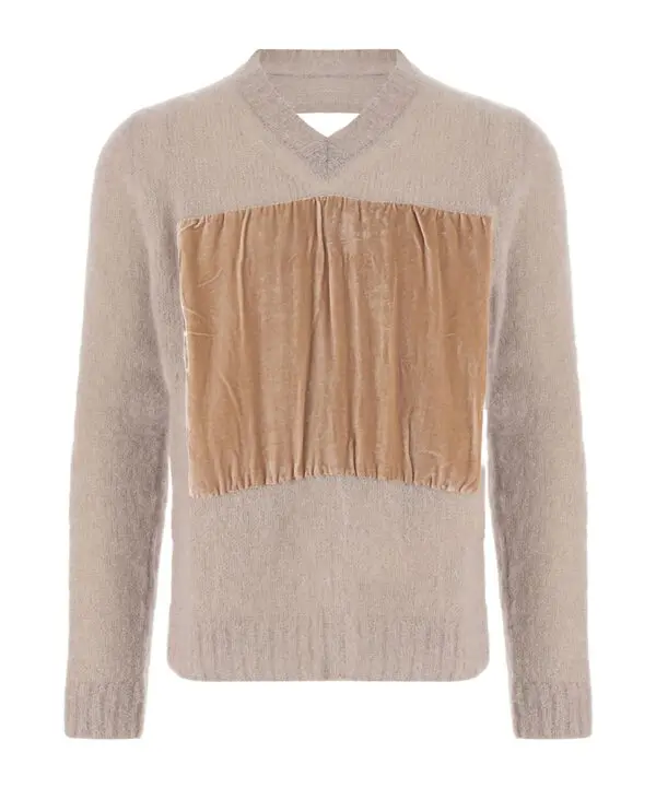 MAISON MARGIELA V-neck Long-sleeved Sweater