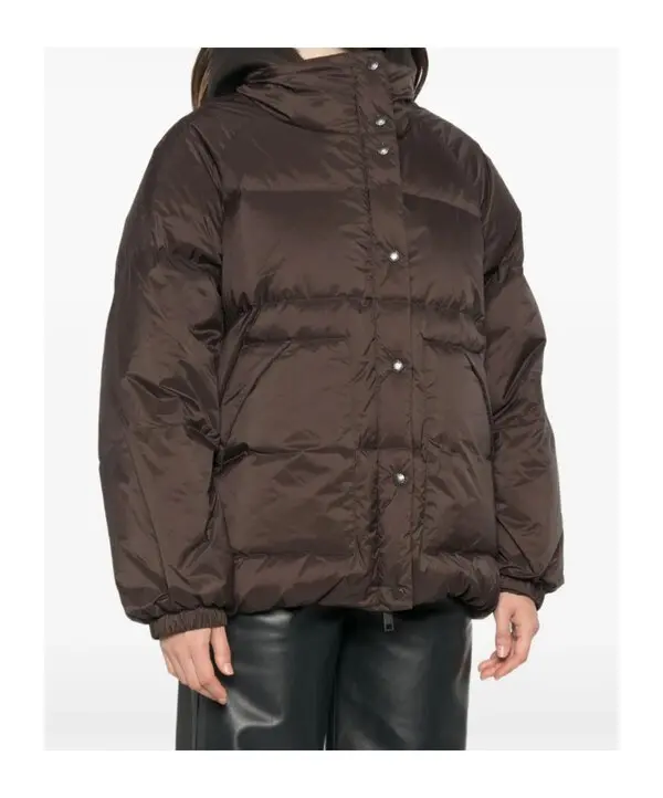 YVES SALOMON Quilted Hooded Jacket
