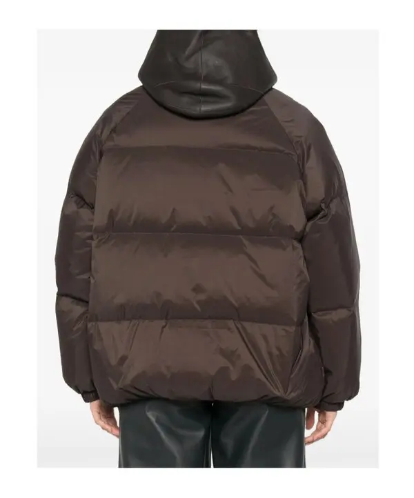 YVES SALOMON Quilted Hooded Jacket