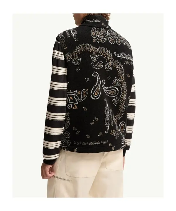 Moncler Reversible Paisley Print Padded Teddy Vest