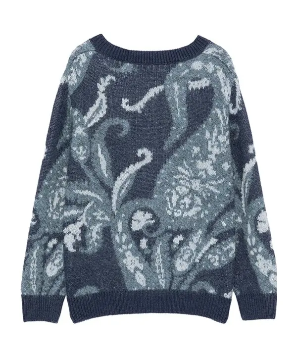 Etro Paisley-print Cardigan - Blue